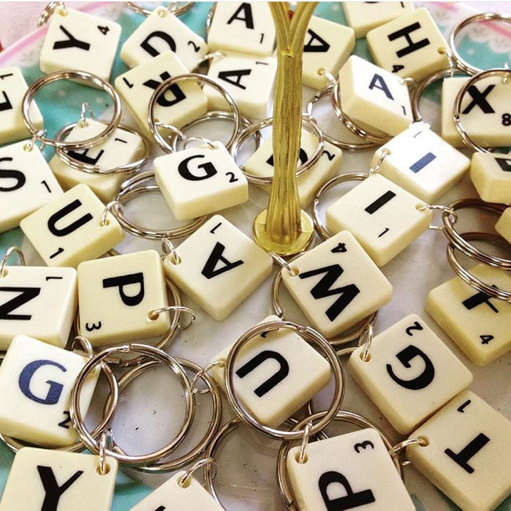 Scrabble Keyring Scrabble Letter Scrabble Gift Gifts for - Etsy