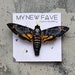 Death Head Moth Brooch - Etsy