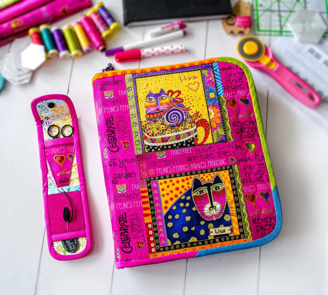 Custom EPP Sewing Tool Storage Zipper Folder, Cross Stitch Case With ...