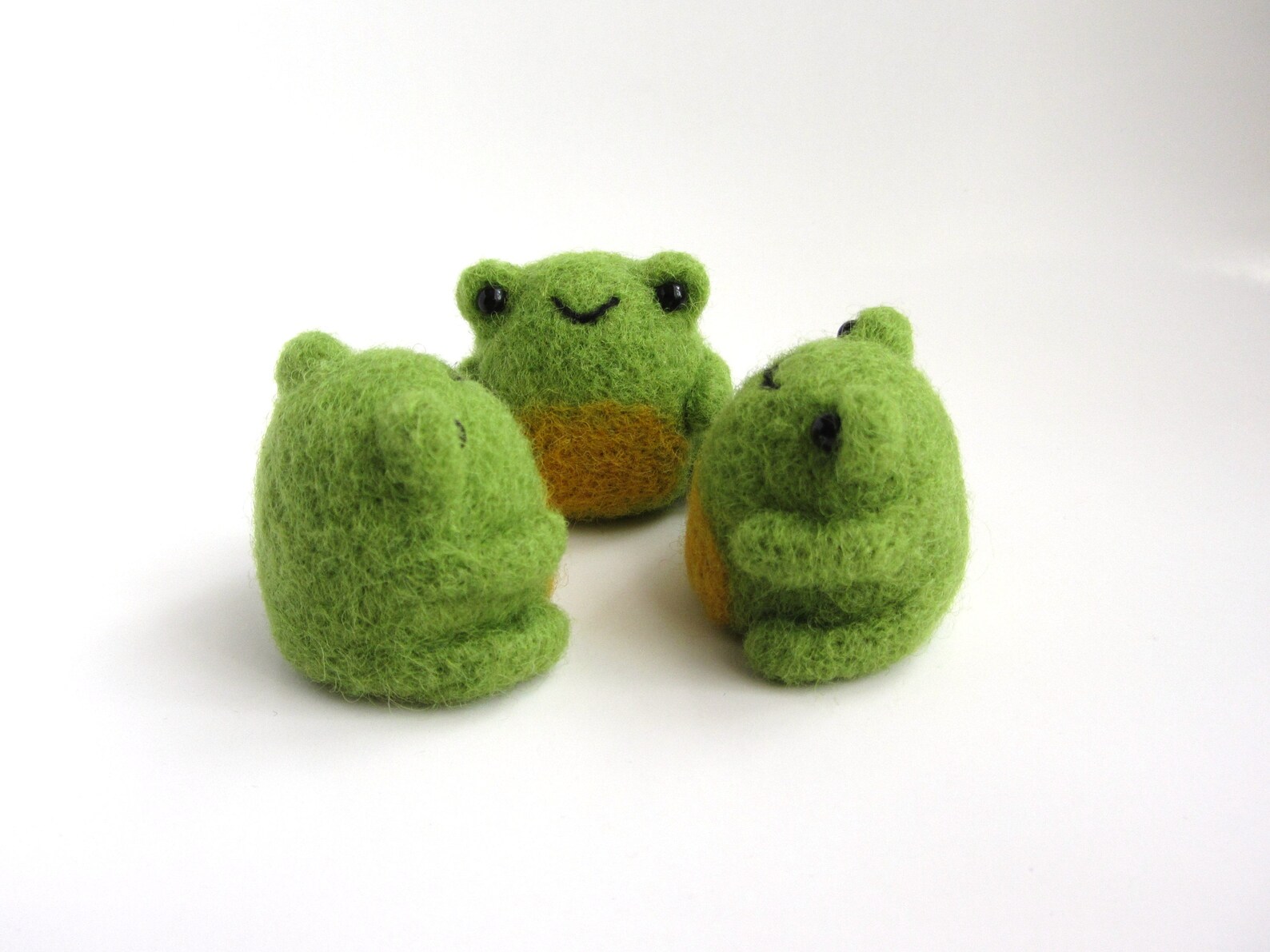 Little Cute Kawaii Frog Needle Felted Frog. Felted Toy. | Etsy