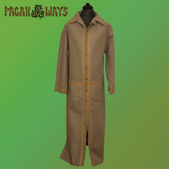 Medieval coat pagan fantasy jacket cosplay larp wicca elf | Etsy
