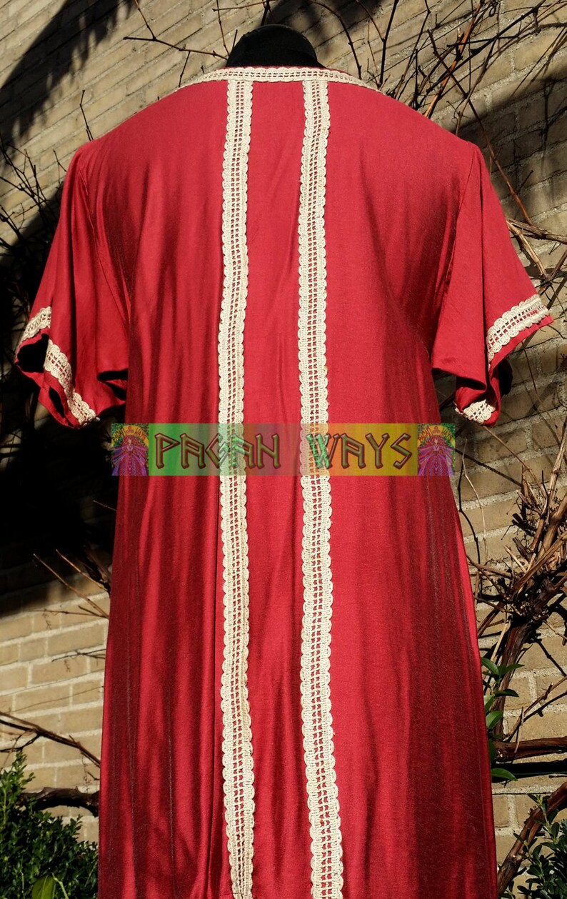 Complete Outfit - Red Tunic and Red Harem Pants / Baggy Trousers ...