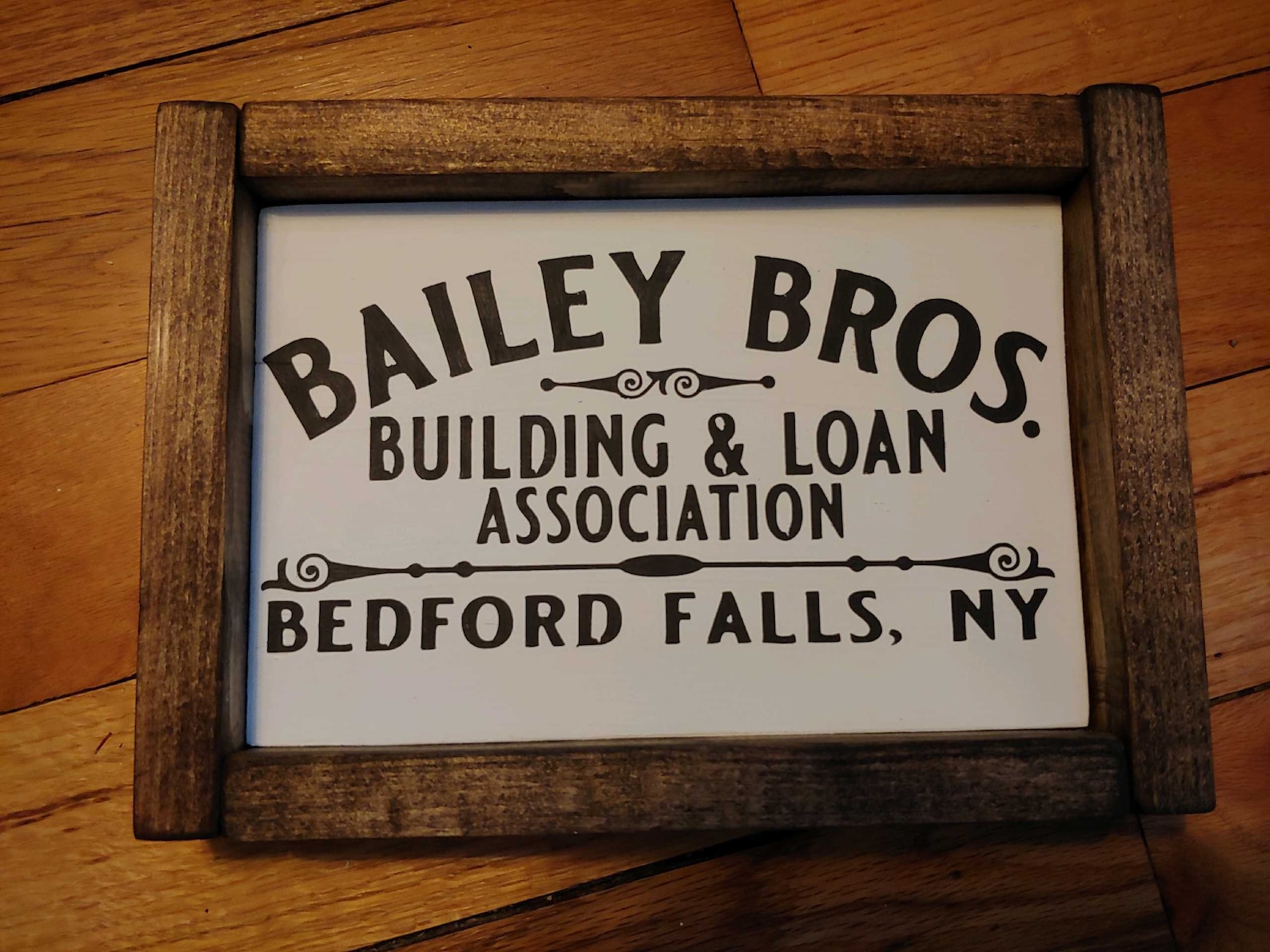 Bailey Bros. Building and Loan Wood Sign - Etsy