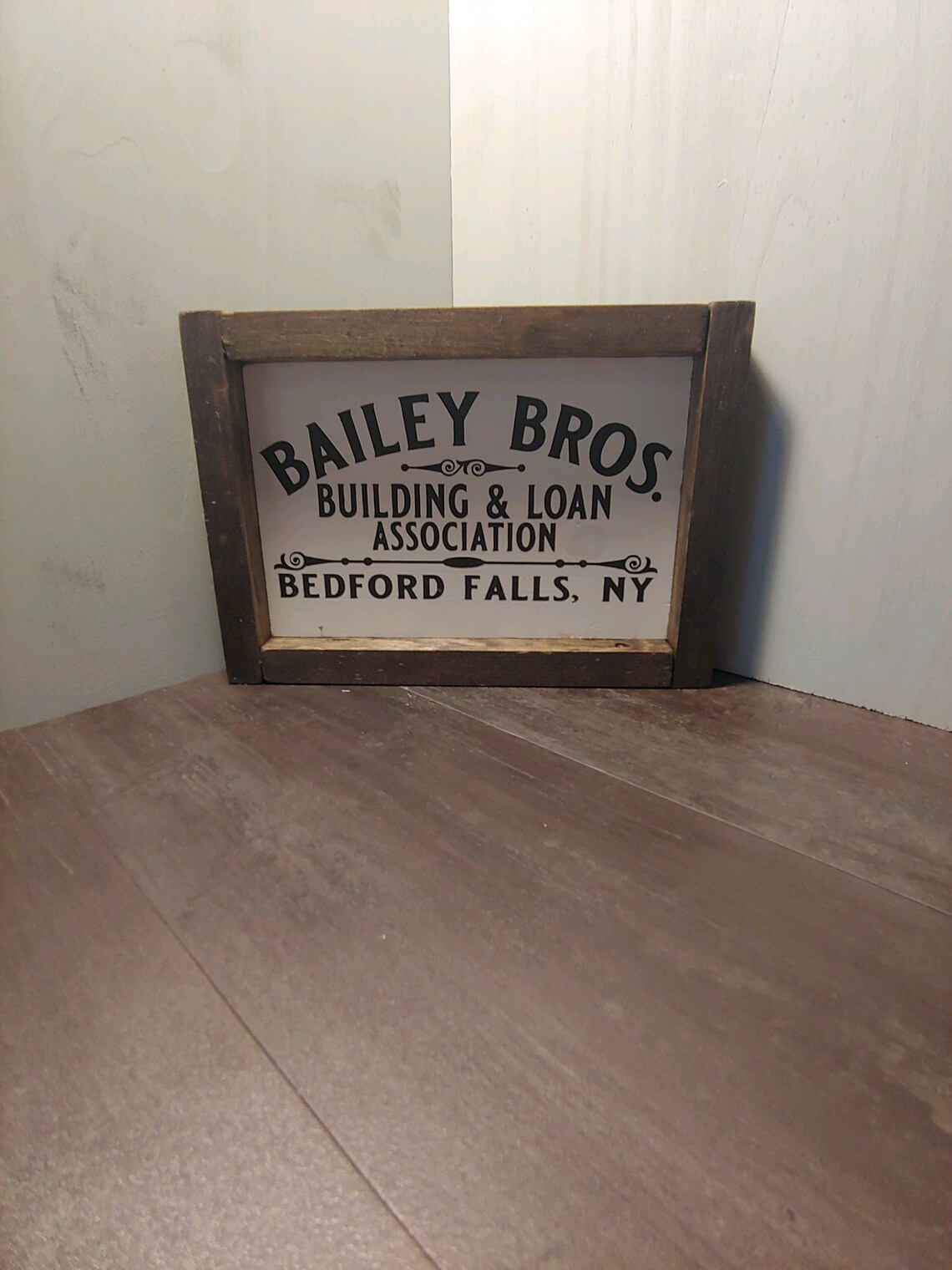 Bailey Bros. Building and Loan Wood Sign - Etsy