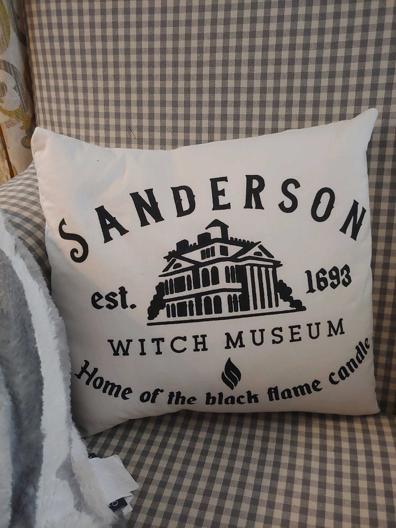 Sanderson Witch Museum Pillow Cover | Etsy
