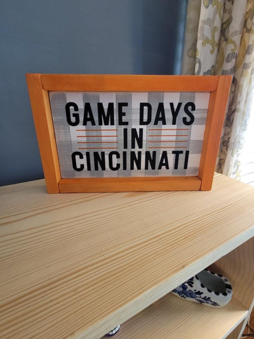 Game Day in Cincinnati - Wood Sign - Etsy