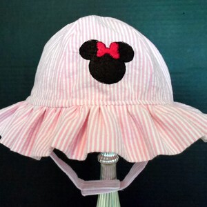 Sun Hat / Mickey Mouse / Minnie Mouse / Baby Sun Hat / Handmade - Etsy