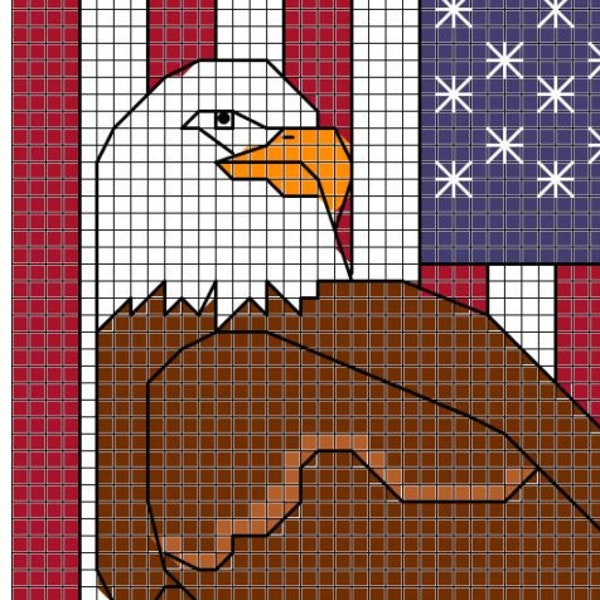 Patriotic Cross Stitch - Etsy