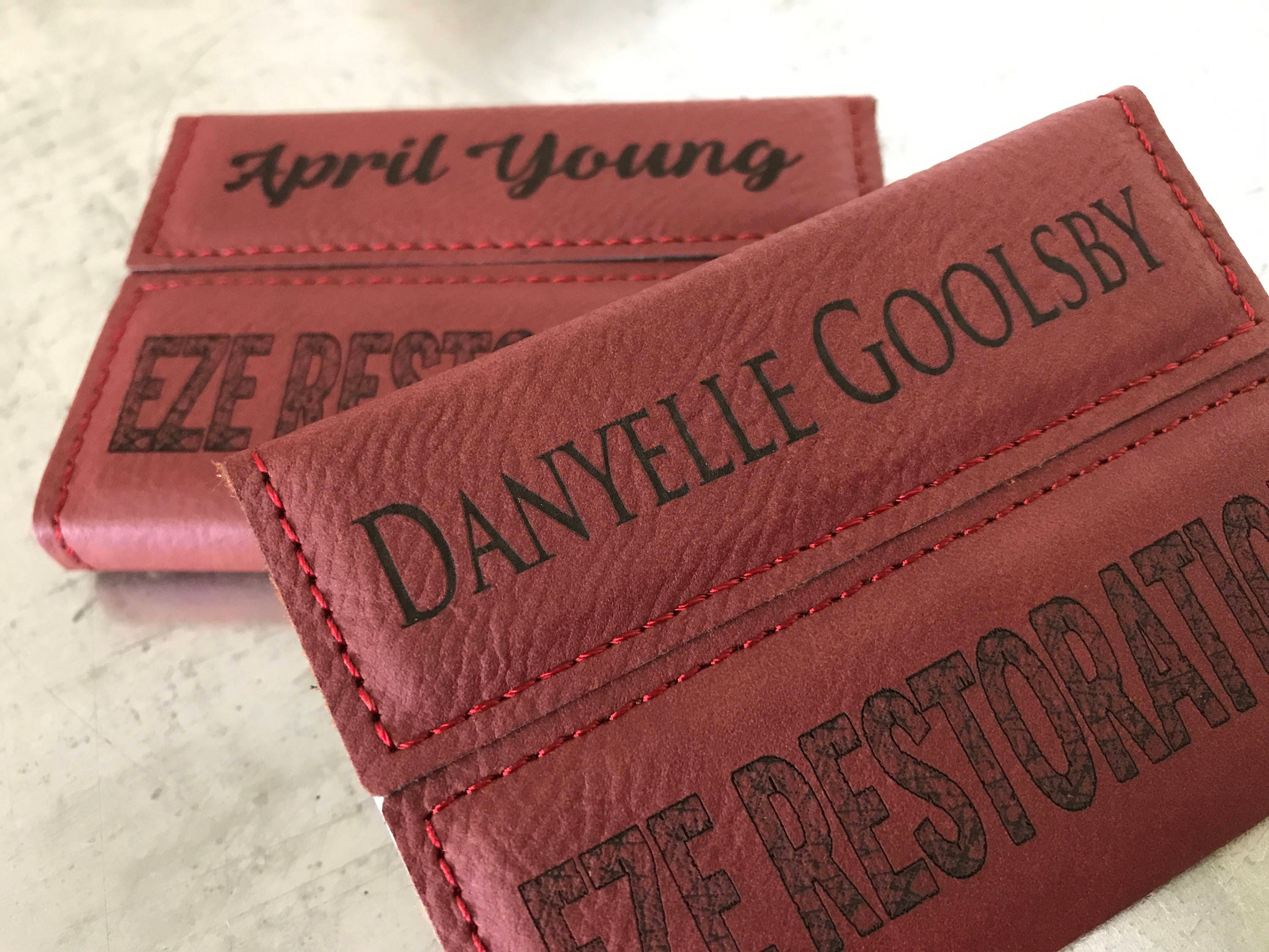 Personalized Business Card Holder, Customized Card Holder, Personalized ...