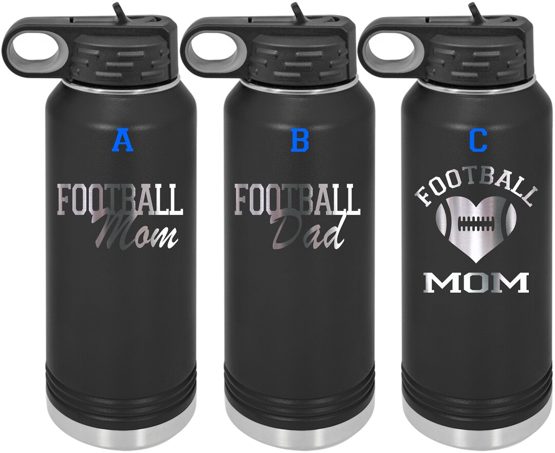 Football Water Bottle W/straw Lid, Sports Water Bottle, Seniors Gift ...