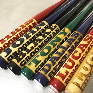 Team Bat, Personalized Bat, Mini Baseball Bat, Team Gift, Wedding Gift ...