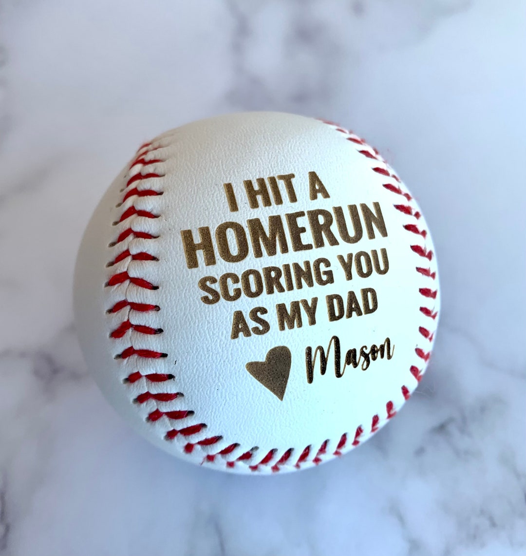 Fathers Day Baseball Personalized Gift - Etsy