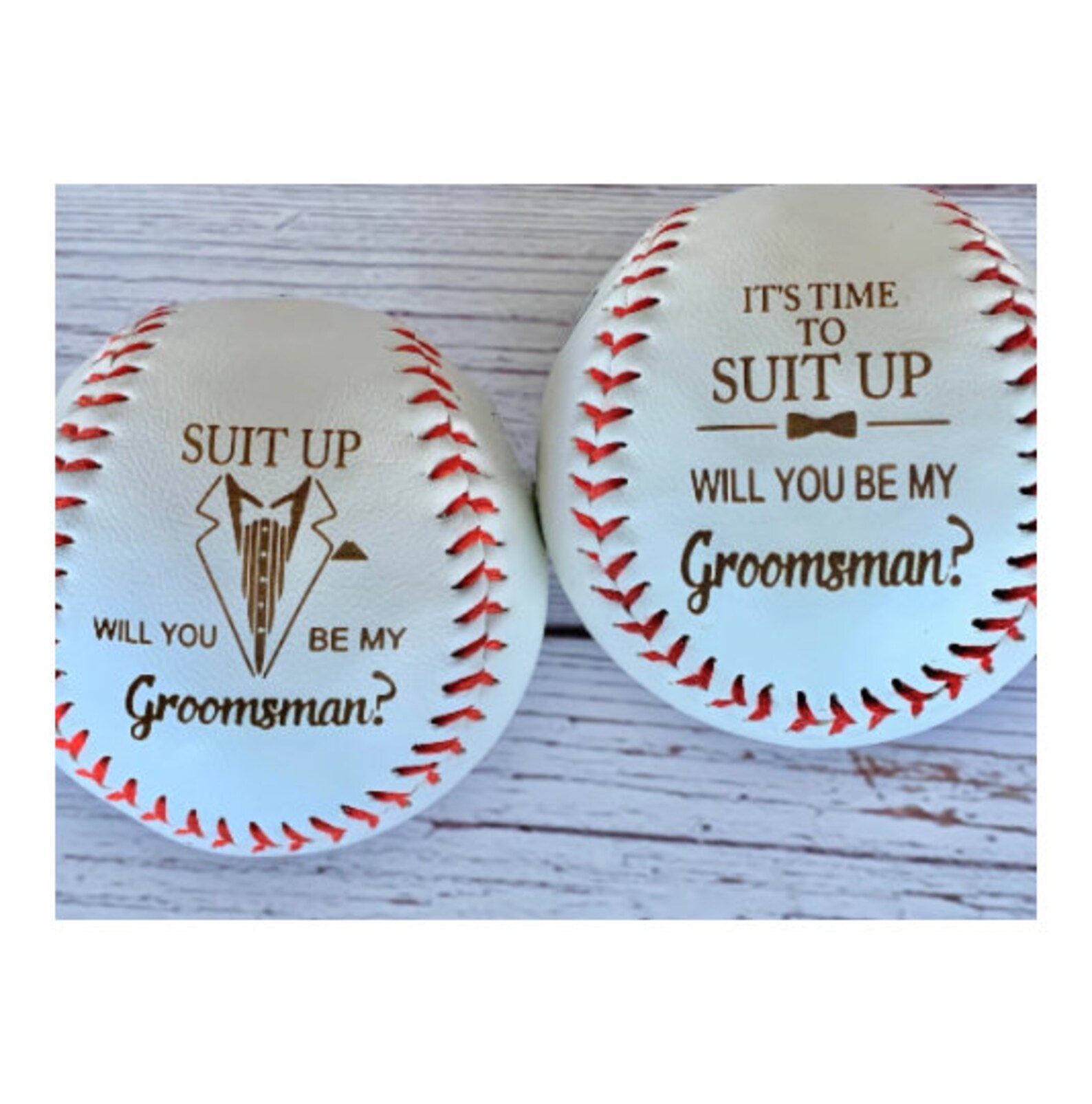 Home Run Proposal Baseball Groomsman Gift Ring Bearer Gift - Etsy