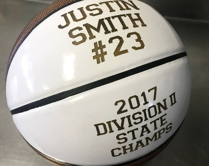 Personalized Basketball, Ring Bearer Gift, Engraved Basketball, Full ...