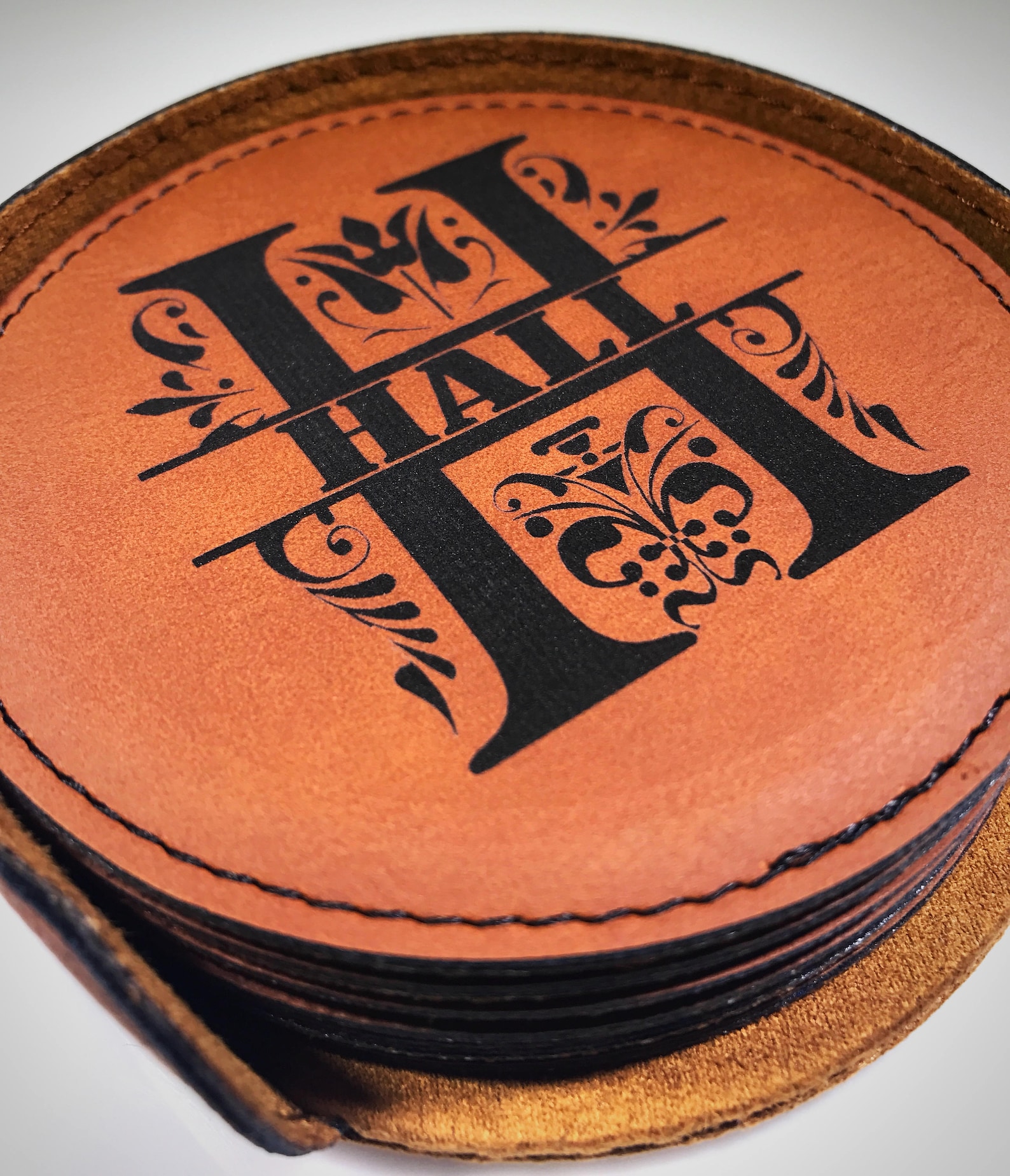 Monogrammed Coaster Set Customized Coasters Personalized - Etsy