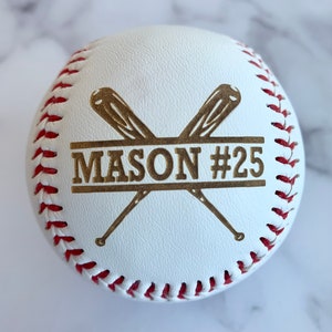 Personalized Engraved Baseball, Team Gift, League Ball - Etsy