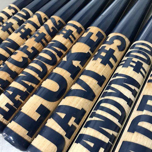 Mini Baseball Bat Laser Engraved Custom Bat Personalized - Etsy