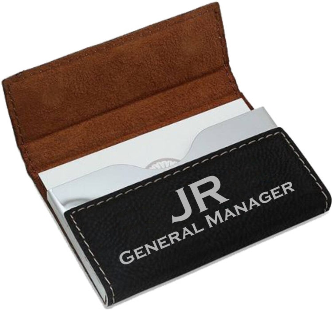 Personalized Business Card Holder, Customized Card Holder, Personalized ...