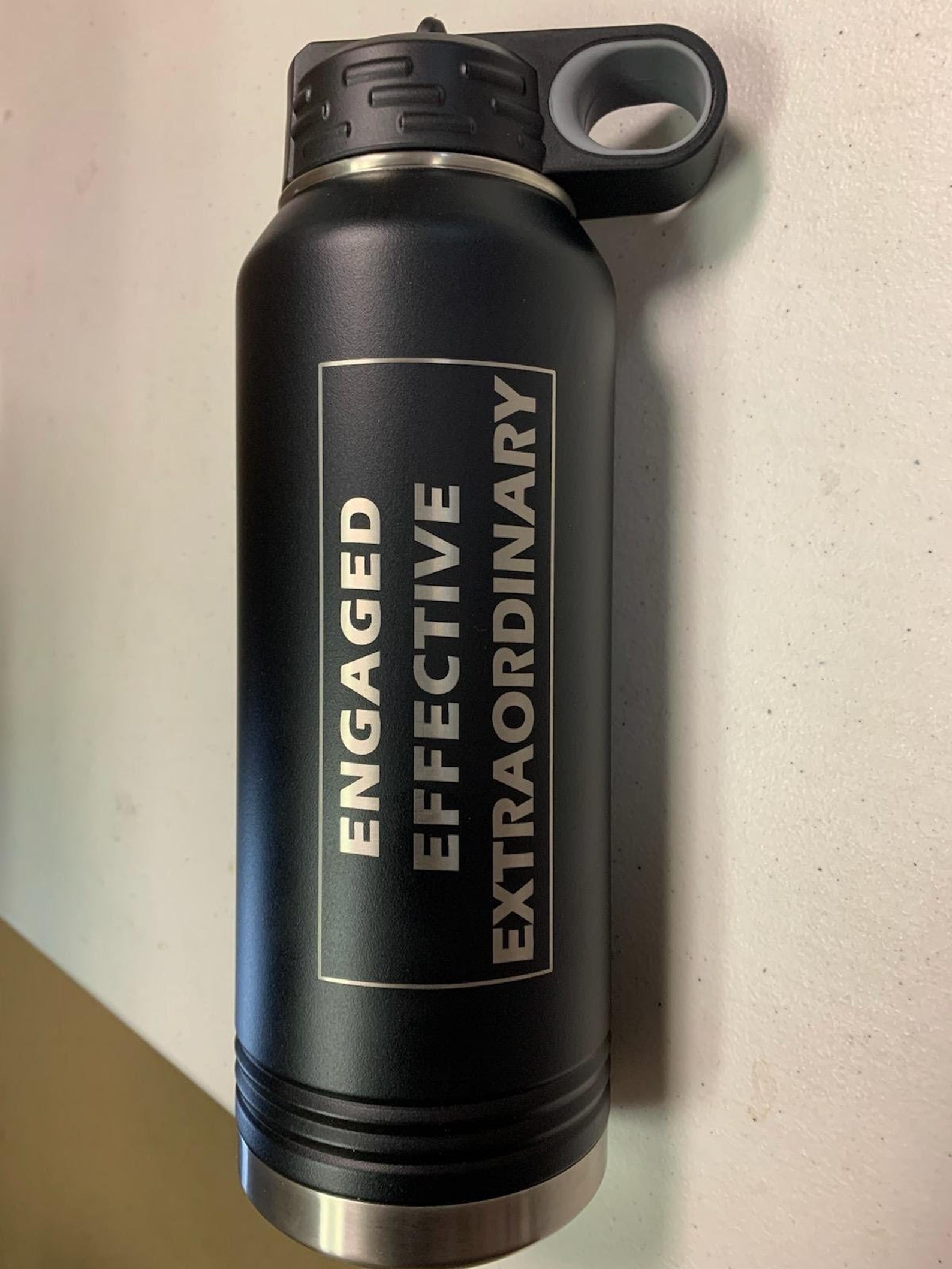 Football Water Bottle W/straw Lid Sports Water Bottle | Etsy