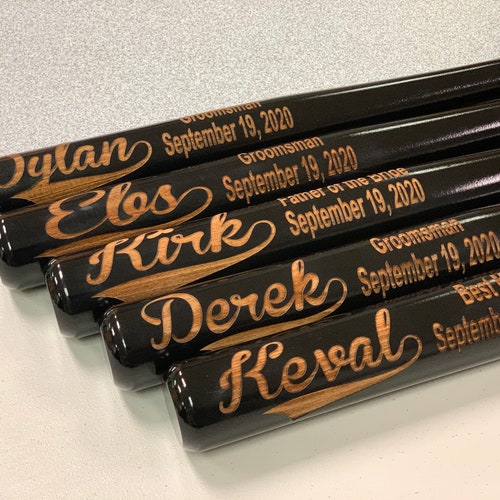Full Size Baseball Bat Custom Engraved - Etsy