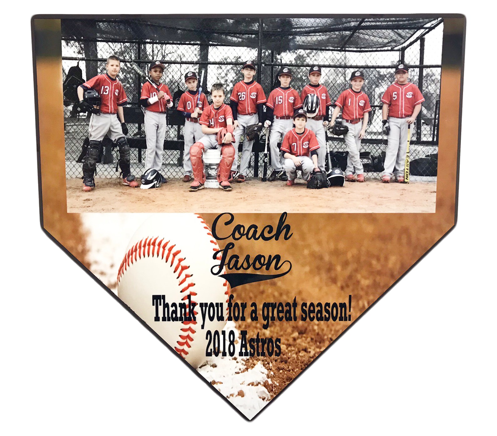 Baseball Home Plate Plaque Baseball Award Team Gift - Etsy