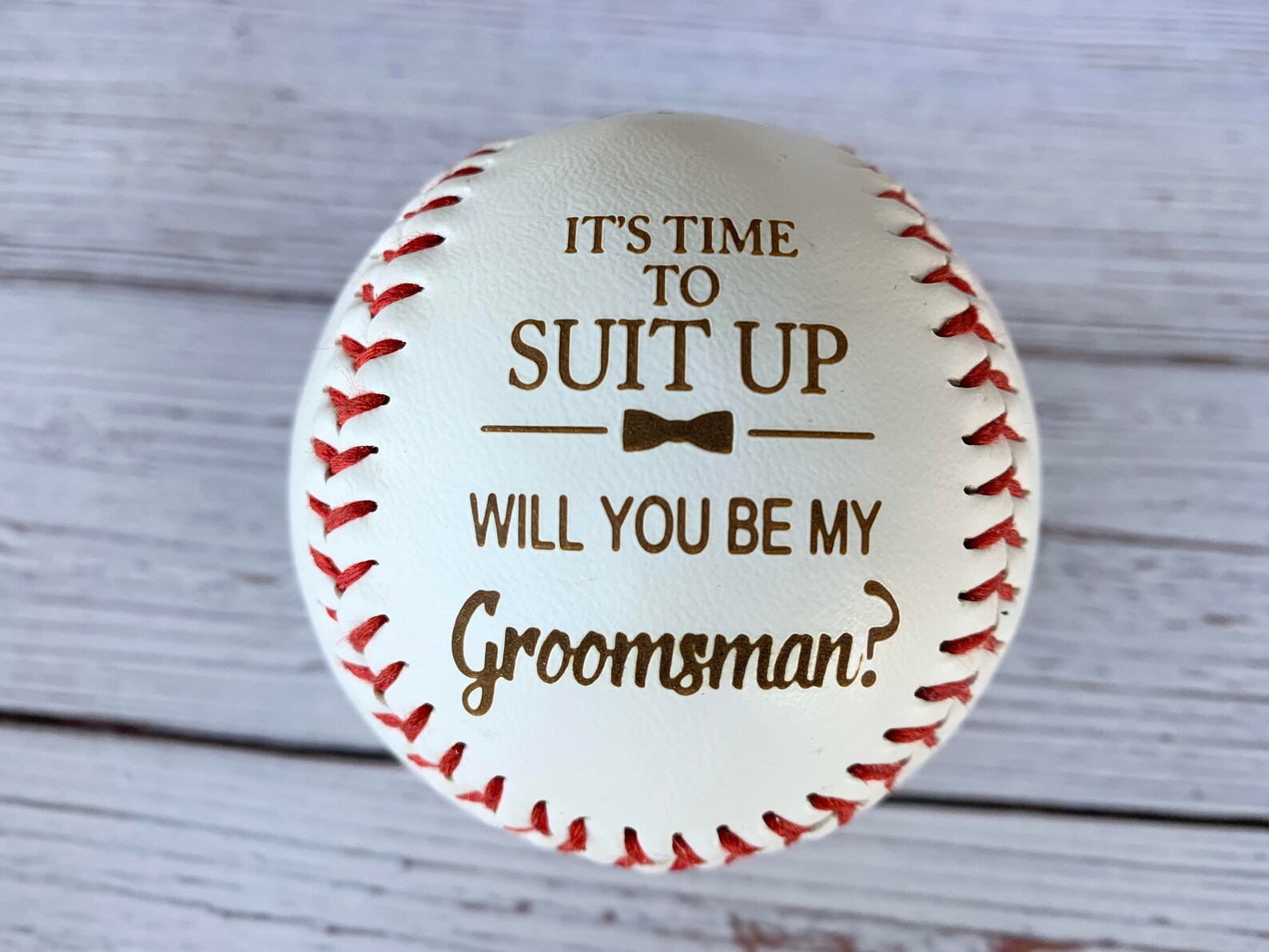 Home Run Proposal Baseball Groomsman Gift Ring Bearer Gift - Etsy