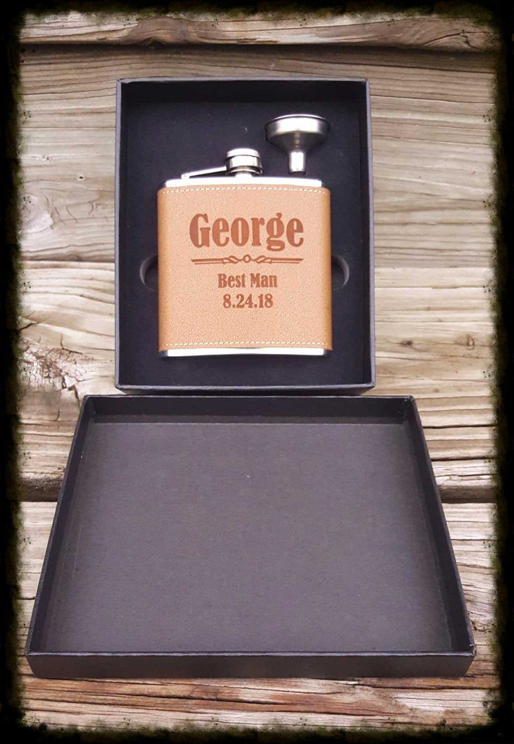Groomsmen Flask Gift Set Personalized Flasks Personalized - Etsy