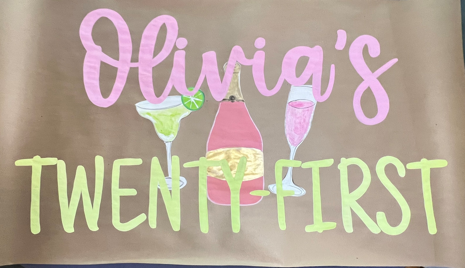 Twenty First Birthday Banner, Coastal Cowgirl, Twenty First Banner ...