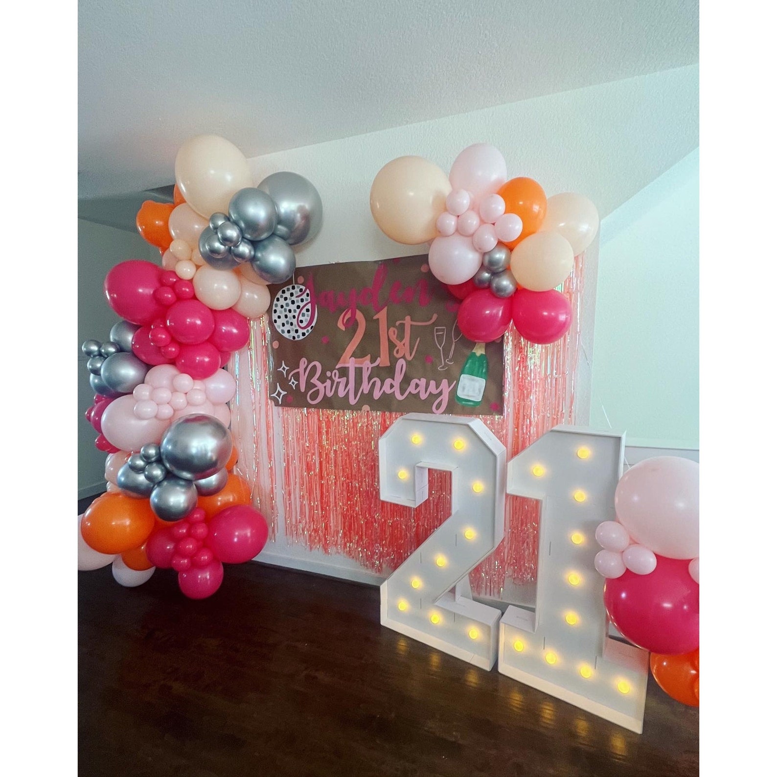 Twenty First Birthday Banner, Coastal Cowgirl, Twenty First Banner ...