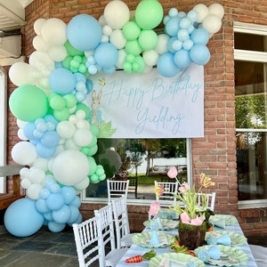 Peter Rabbit Party Banner, Beatrix Potter Painted Kraft Paper Banner ...