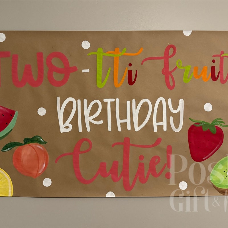 Fruit Banner - Etsy