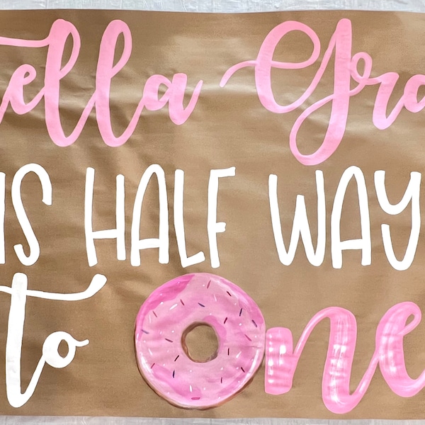 Donut Banner - Etsy
