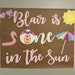 Pool Beach Party Handpainted Banner Party Sign - Etsy