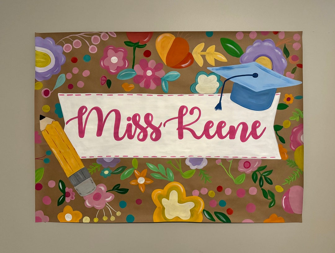 Classroom Teacher Name Banner - Etsy
