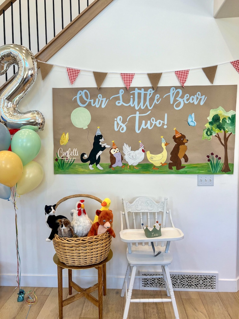 Little Bear Inspired Painted Banner - Etsy