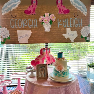 Hand Painted Banner Sign for Graduation or Birthday, Preppy Banner - Etsy