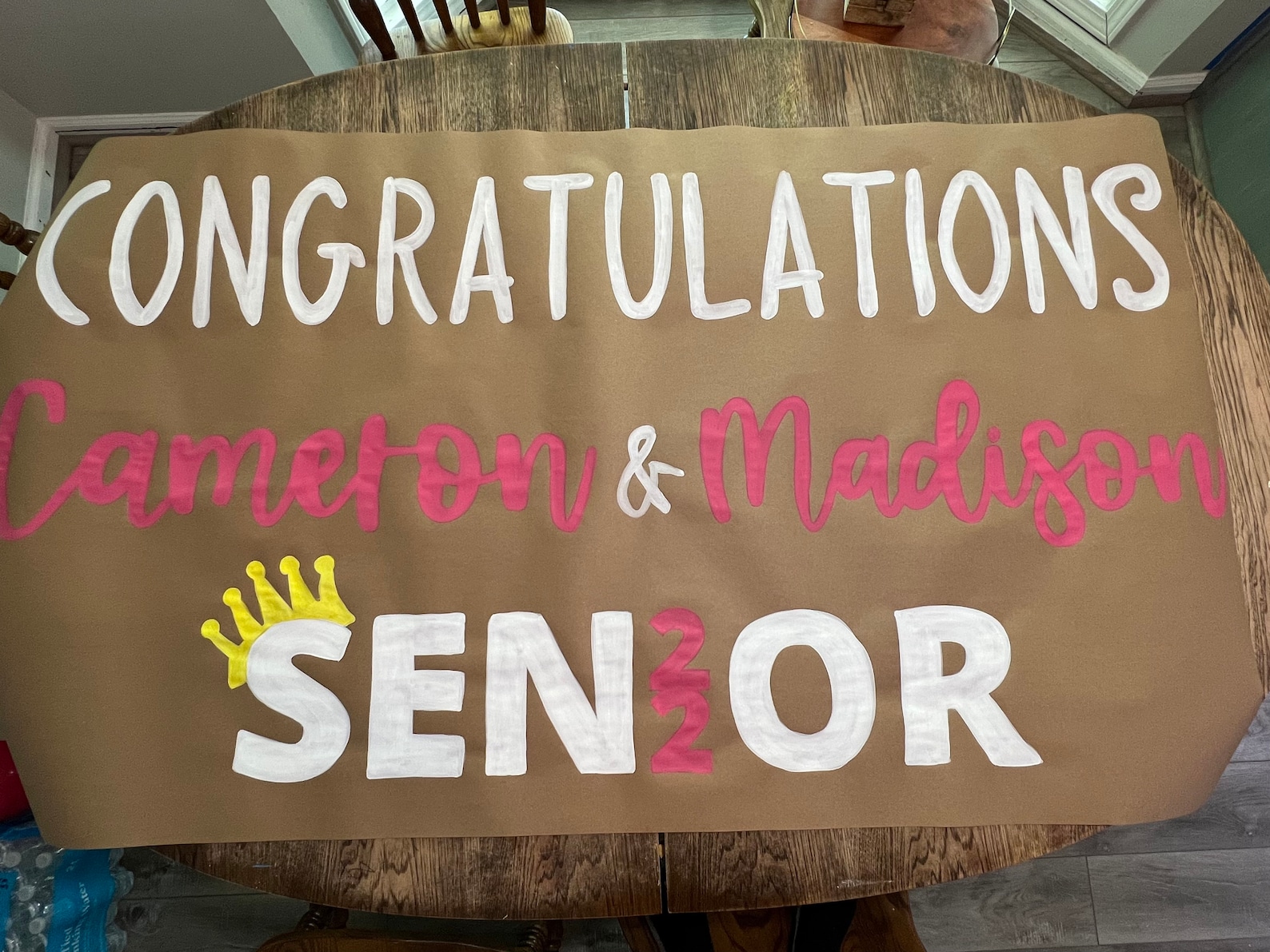 Custom Hand Painted Kraft Paper Banner Paper Banner Party - Etsy