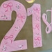 Twenty First Birthday Painted Banner - Etsy