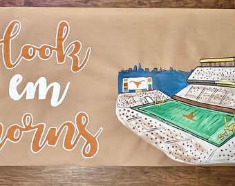 Football Painted Banner - Etsy