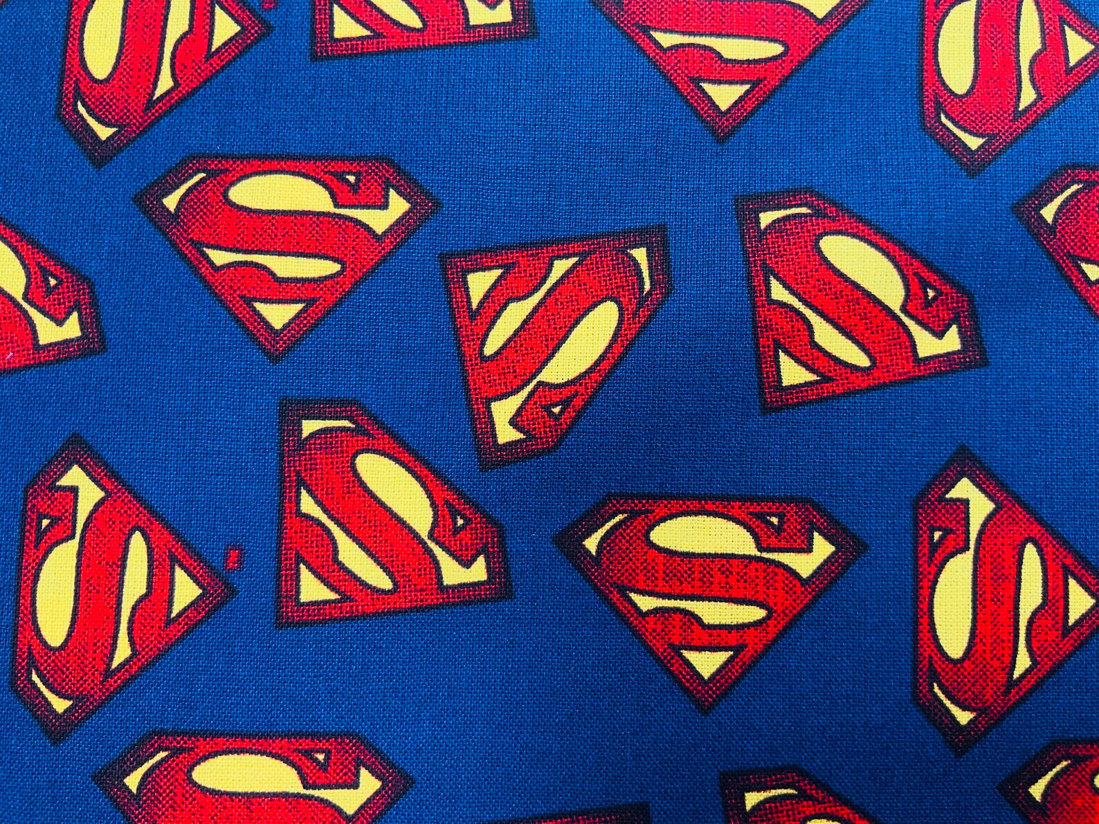 Blue Superman Fabric DC Super Hero Vendido por el metro - Etsy España
