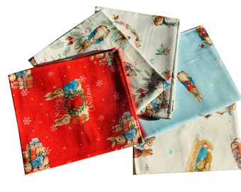 Peter Rabbit Christmas Fabric - Etsy