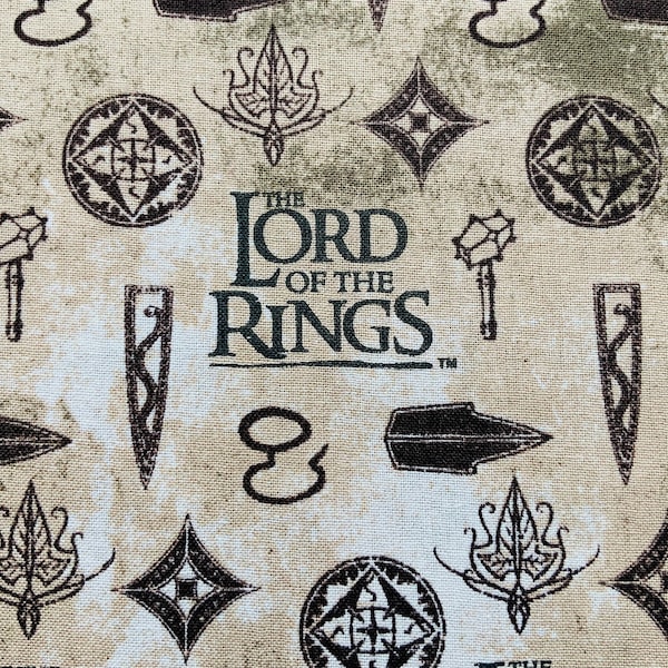 Middle Earth Map Fabric - Etsy UK