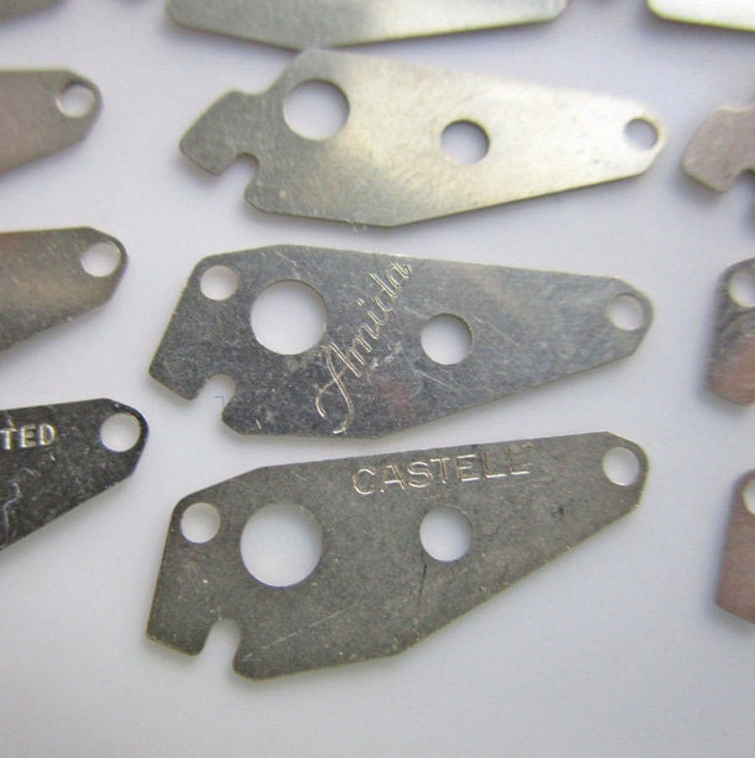 25 Vintage Thin Flat Watch Parts, Rhodium-plated Brass, 18mm X 7mm - Etsy