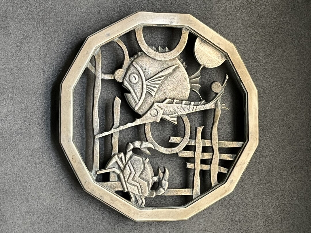 Rare Art Deco Bronze French Table Mat Around 1930 - Etsy