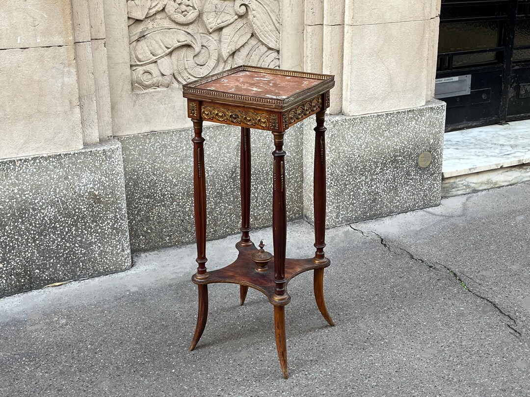 French Vintage Neoclassic Side Table - Etsy