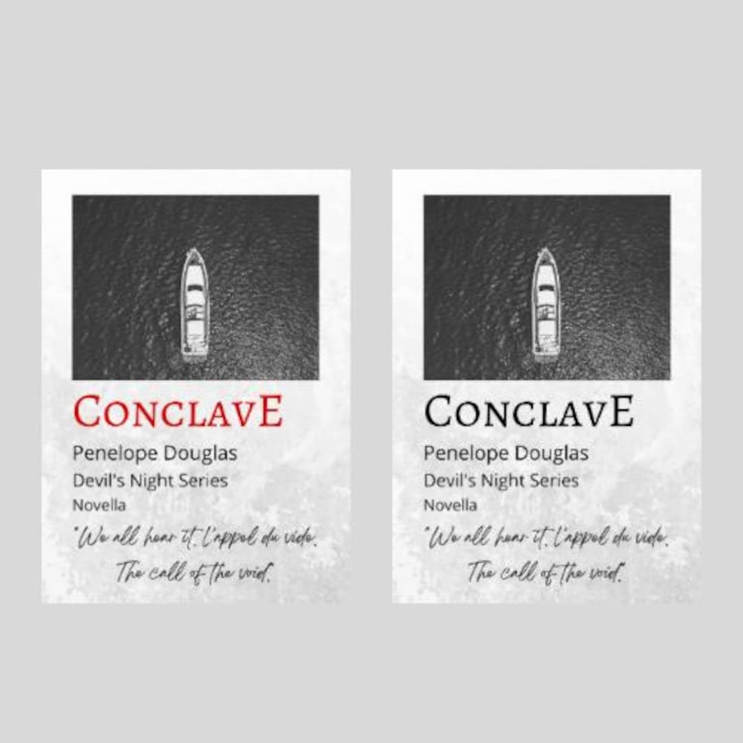 Conclave (devil's Night Series) Book Poster Card *physical Item* - Etsy