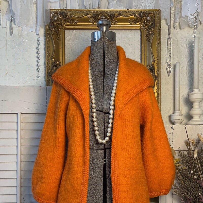 Orange Wool Sweater - Etsy