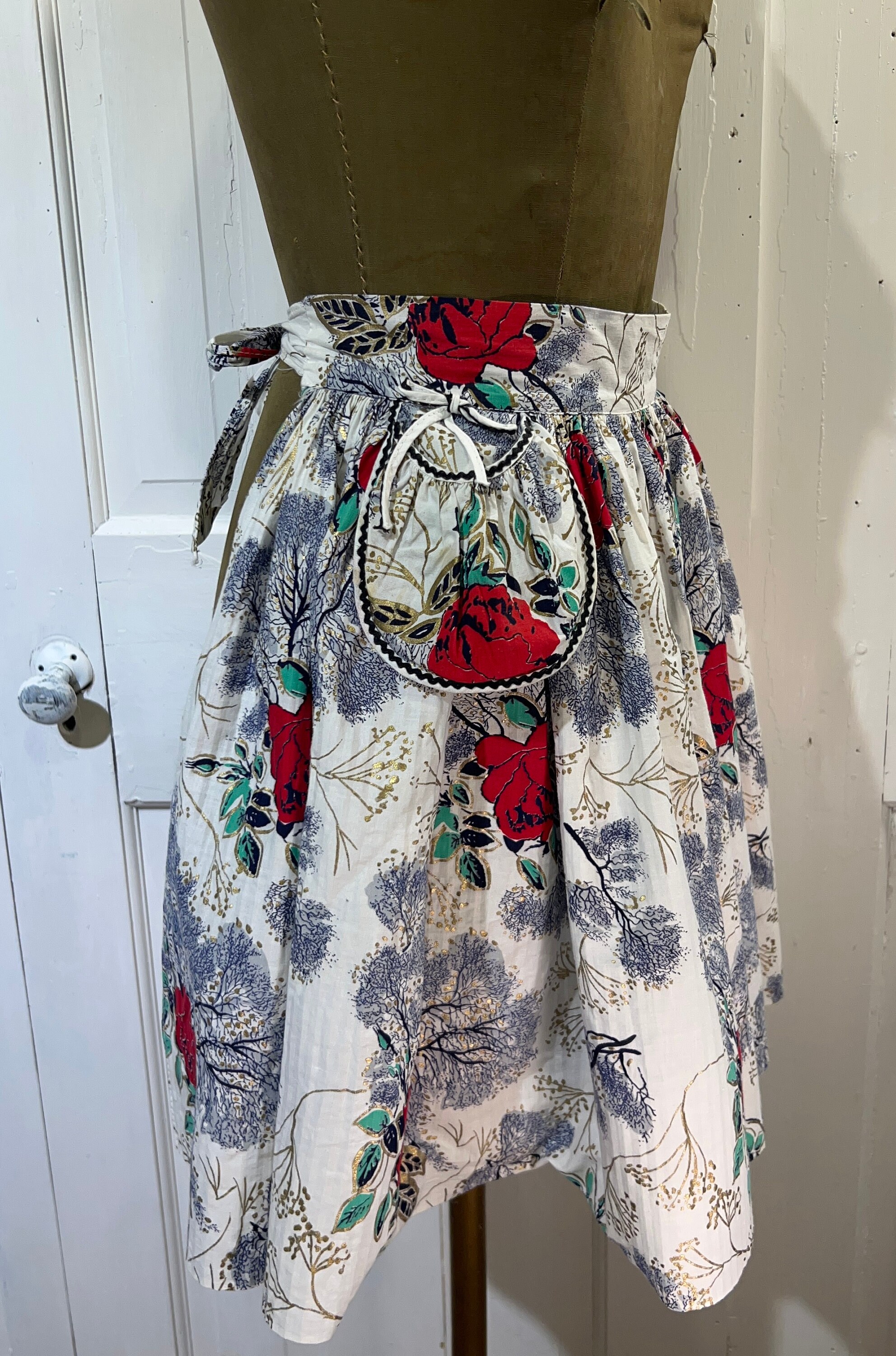 Vintage Hostess Apron, 1950s Apron, Full Skirt - Etsy