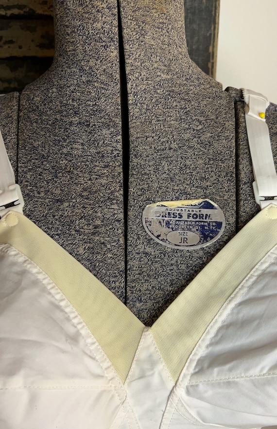 Vintage longline white bra by Exquisite Form, 36B - Gem