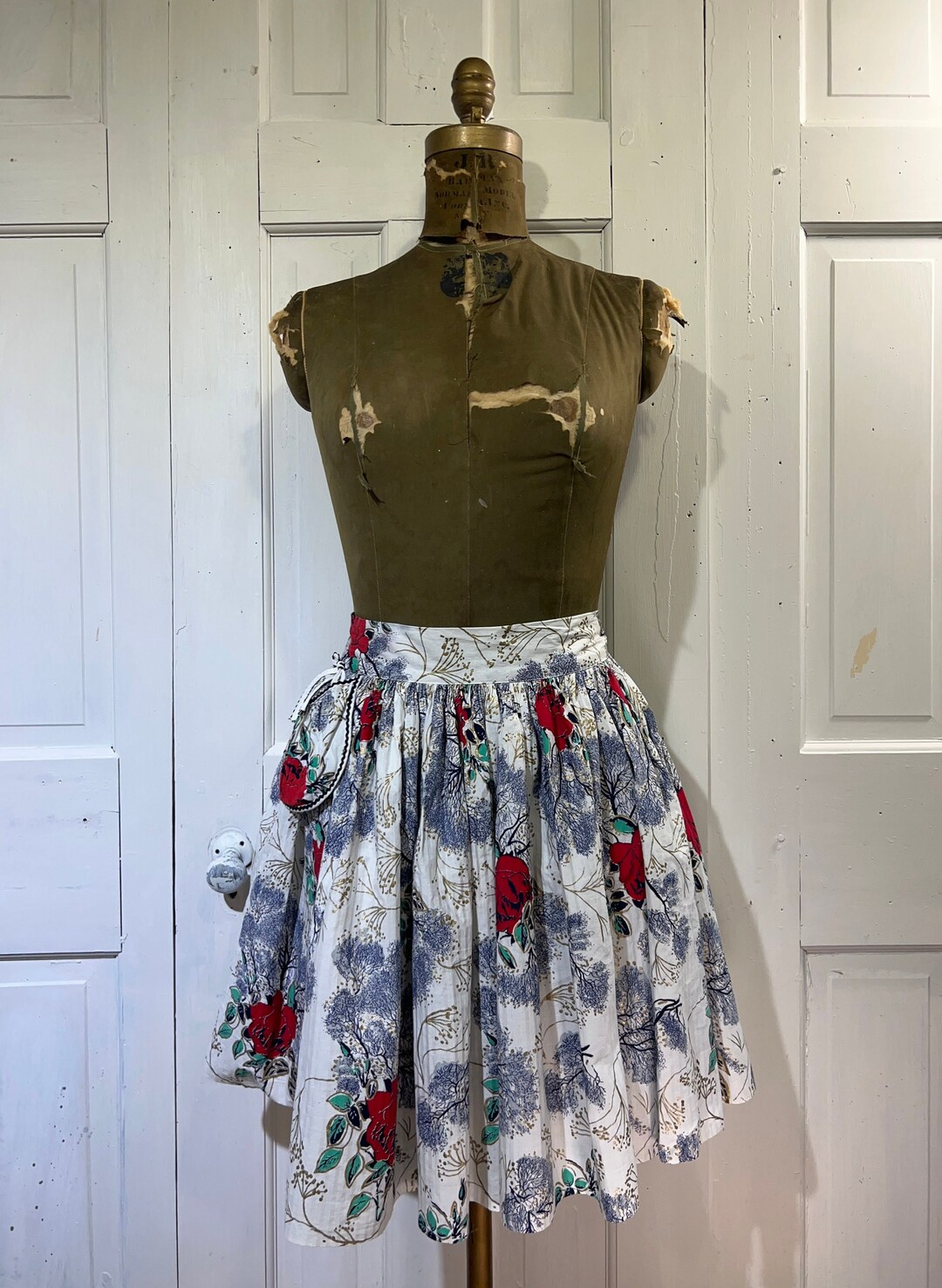 Vintage Hostess Apron, 1950s Apron, Full Skirt - Etsy